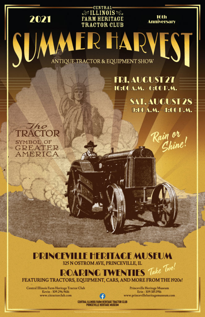Summer Harvest 2021 Aug27-28 - Central Illinois Farm Heritage Tractor Club